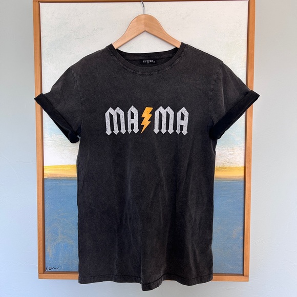 zutter | Tops | Zutter Mama And Lightning Bolt Shirt | Poshmark